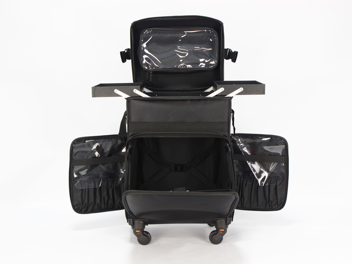 VANITY TROLLEY WITH PVC POUCHES
